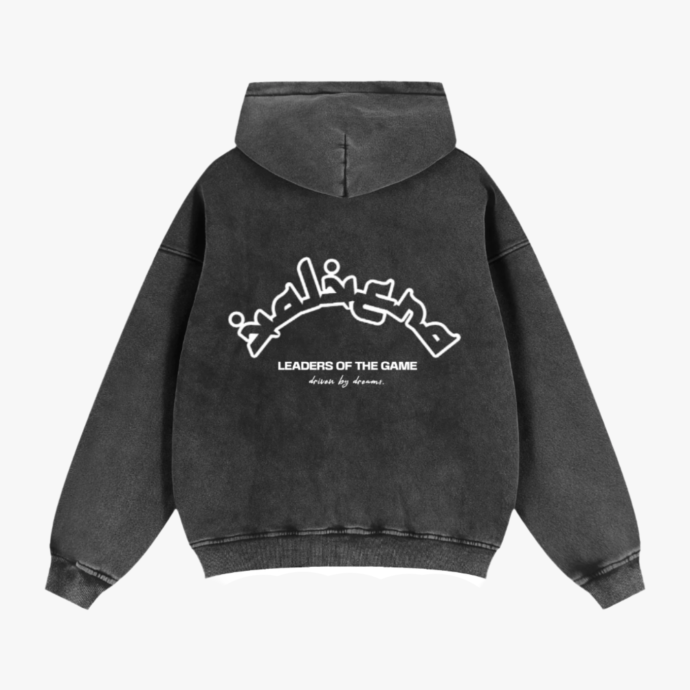 Valvera Arabic Zip-Through Boxy Hoodie